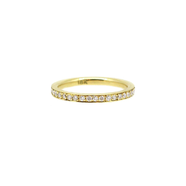 Yellow Gold Pointer Diamond Ring - Melissa Harris Jewellery